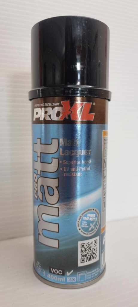Pro XL Promatt 1k Matt Clearcoat Aerosol - AquaGraphix - The UK's ...