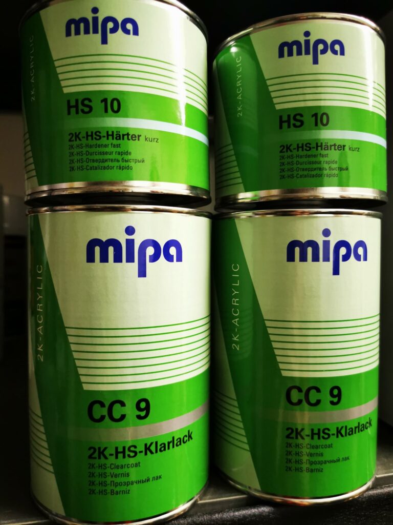 Mipa CC9 Gloss clear coat lacquer 1.5l kit - AquaGraphix - The UK's ...